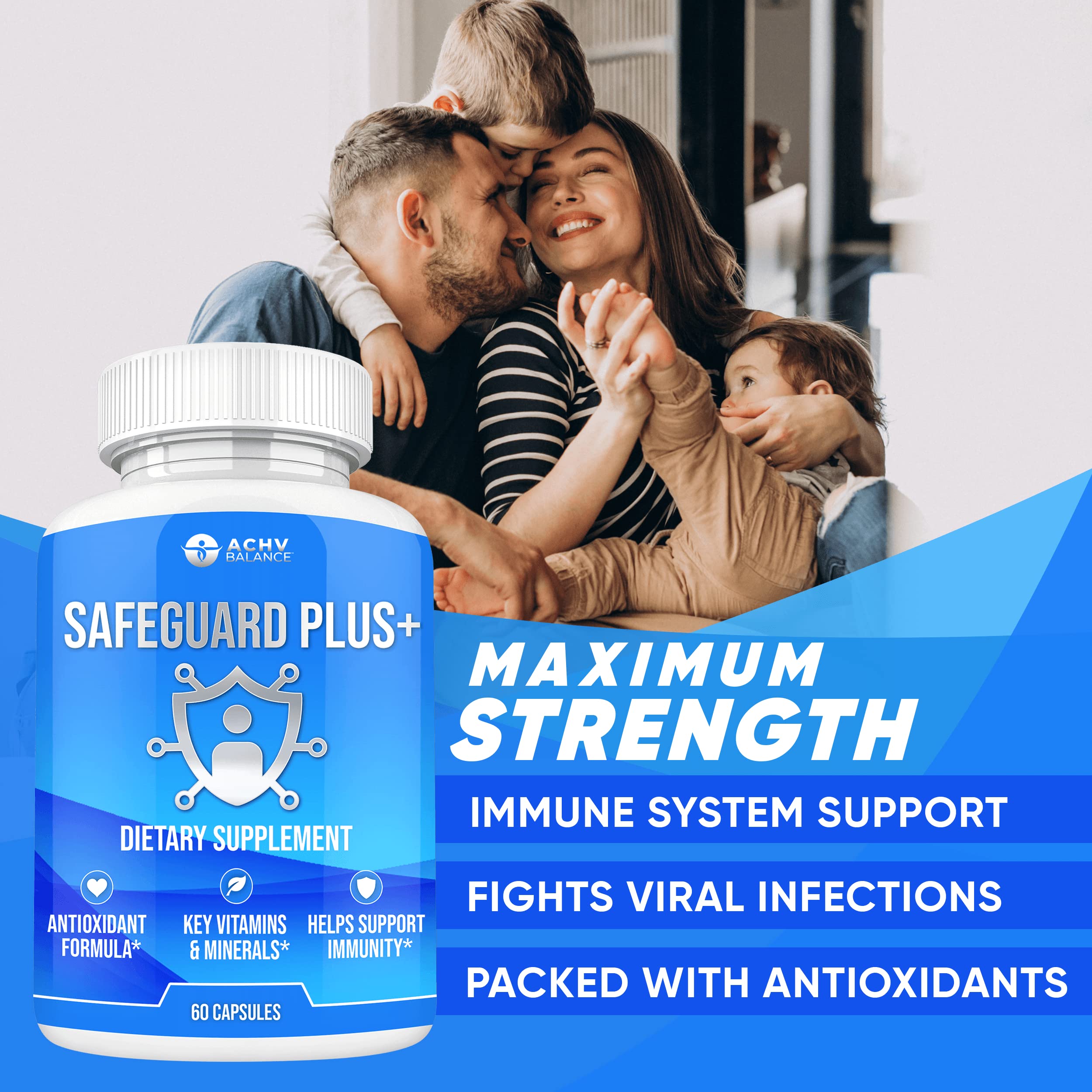 60 capsules for daily immune support