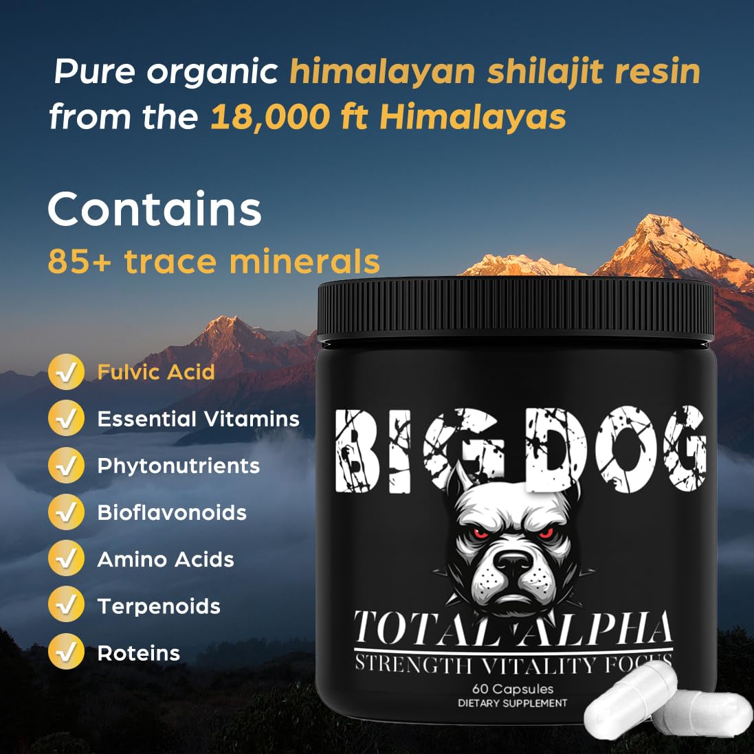 60 capsules for daily nutrition
