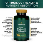 60 capsules for daily probiotic boost