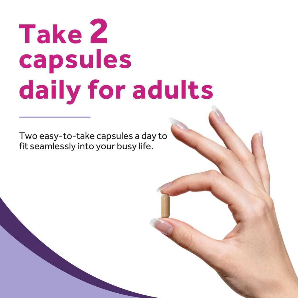 60 capsules for daily probiotic intake