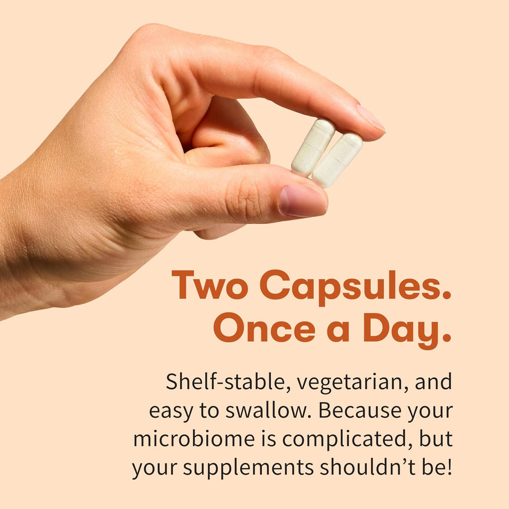 60 capsules for daily probiotic support