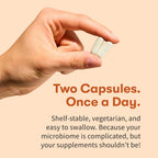 60 capsules for daily probiotic support