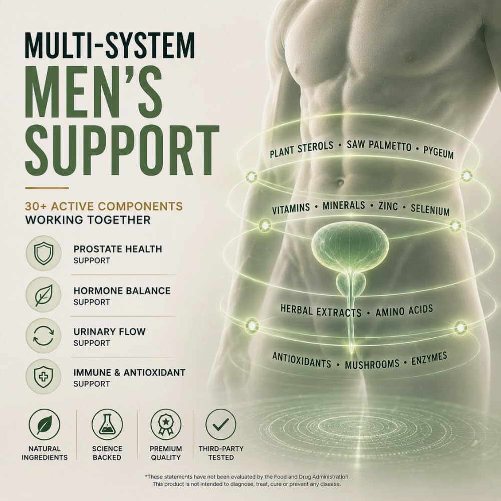 60 capsules for daily prostate support