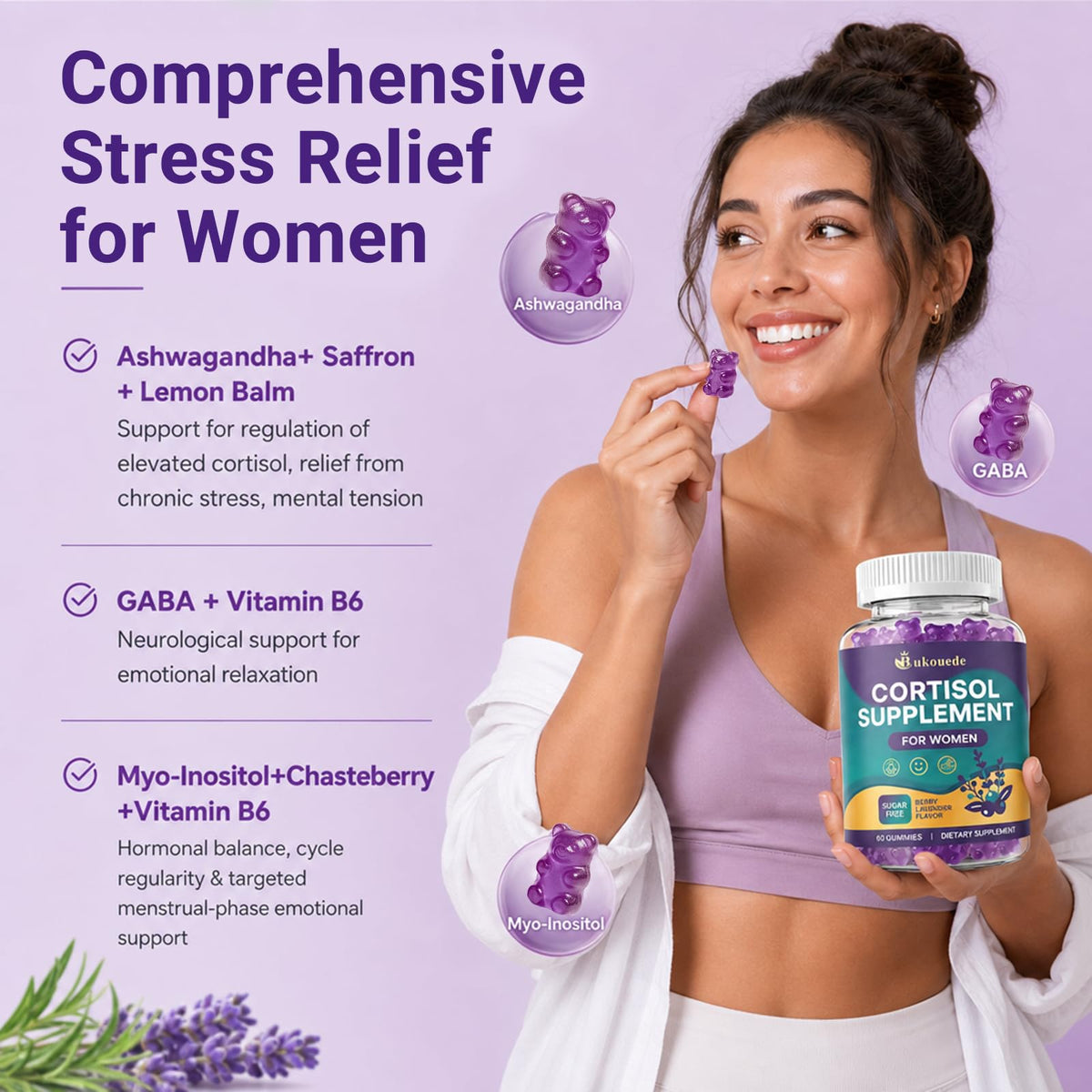 60 capsules for daily stress relief