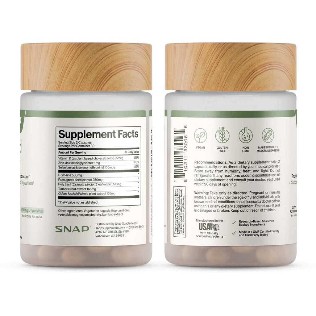 60 capsules for daily thyroid care