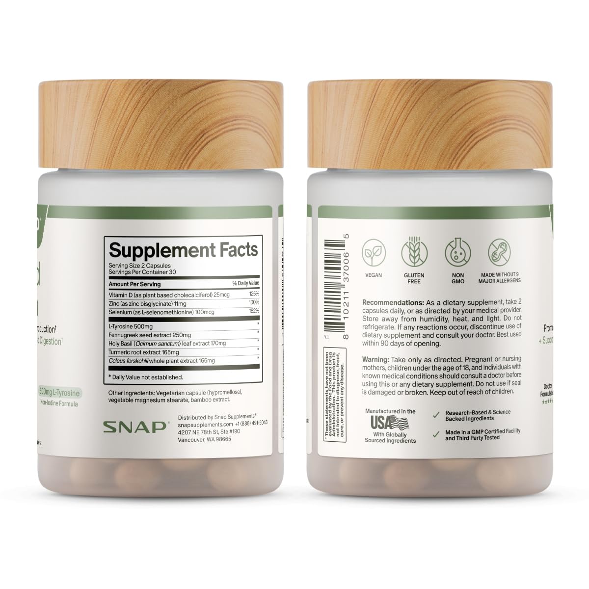 60 capsules for daily thyroid care