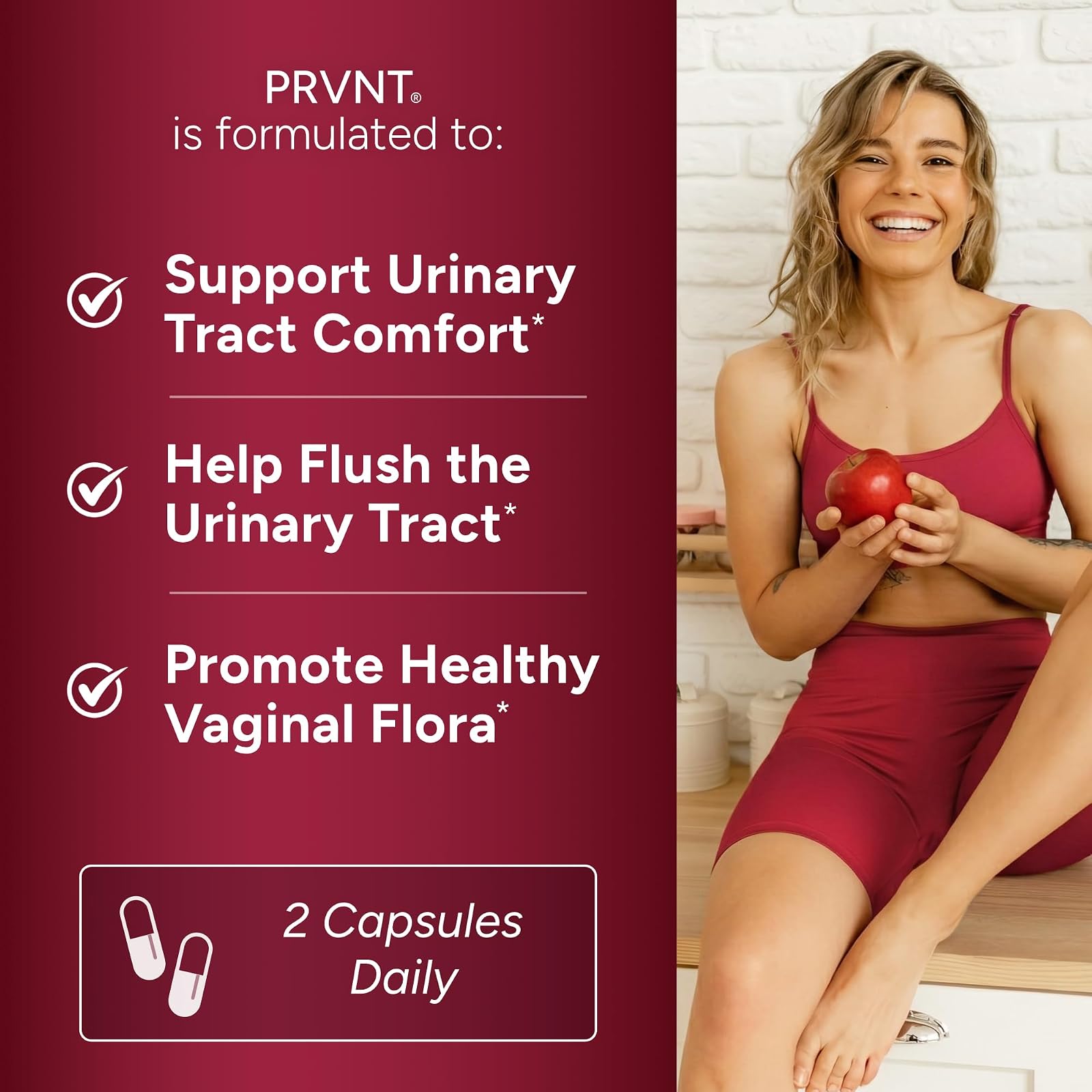 60 capsules for daily urinary defense