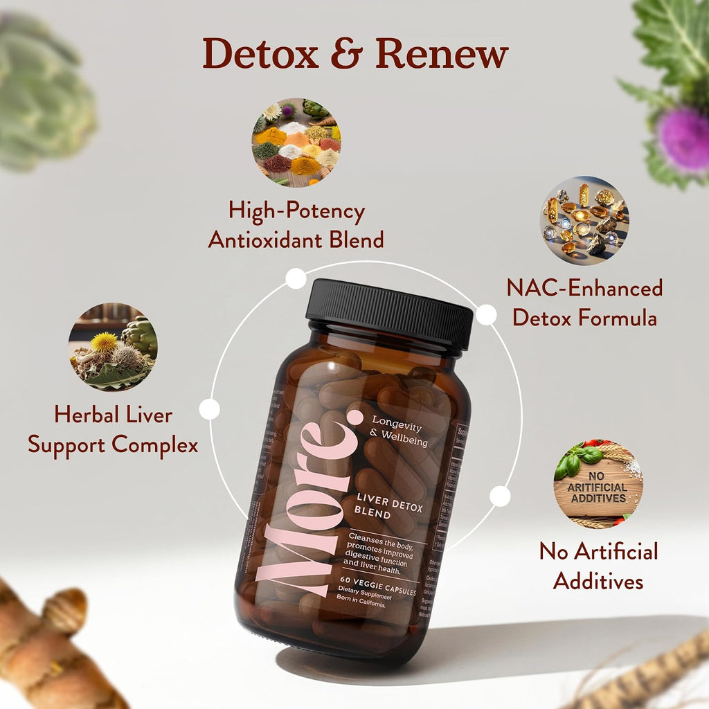 60 capsules for detoxification