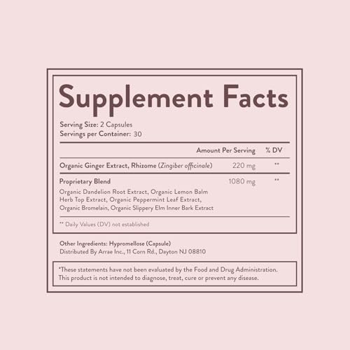 60 capsules for digestive comfort