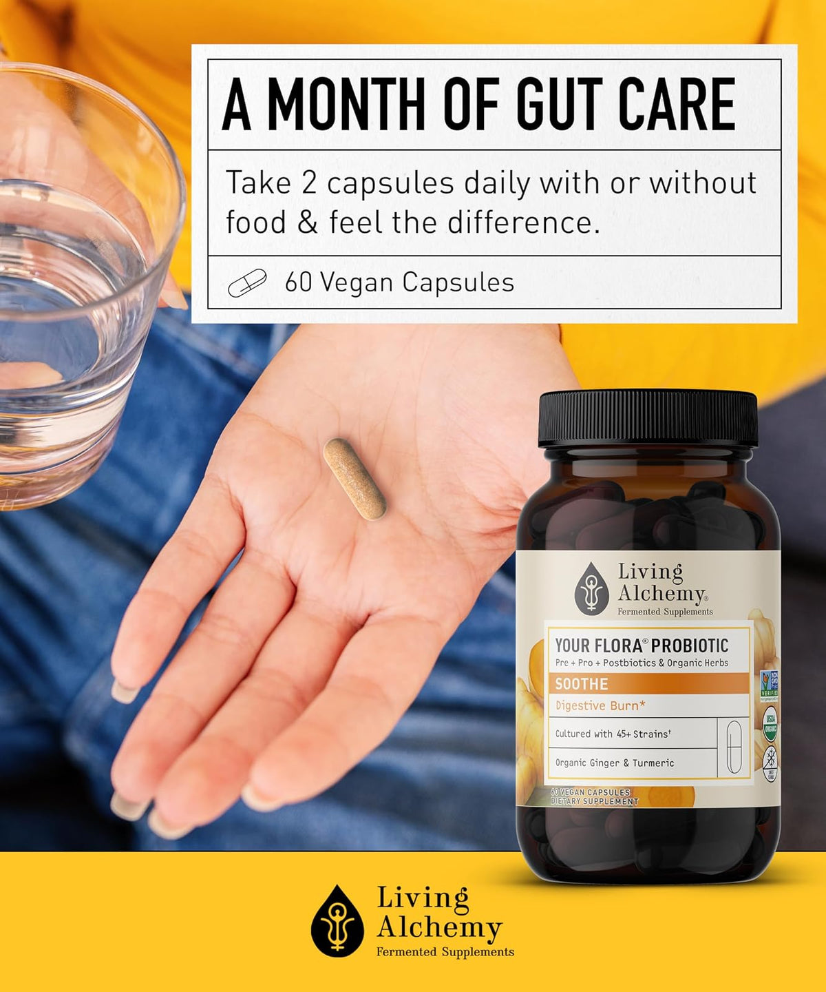 60 capsules for digestive comfort