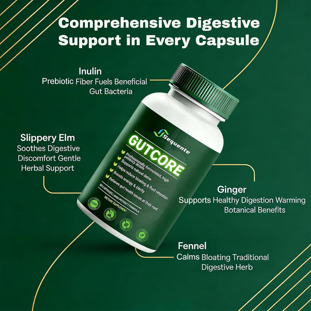 60 capsules for digestive support