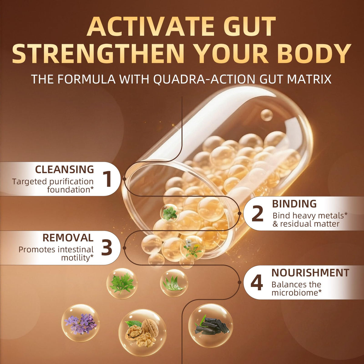 60 capsules for digestive support