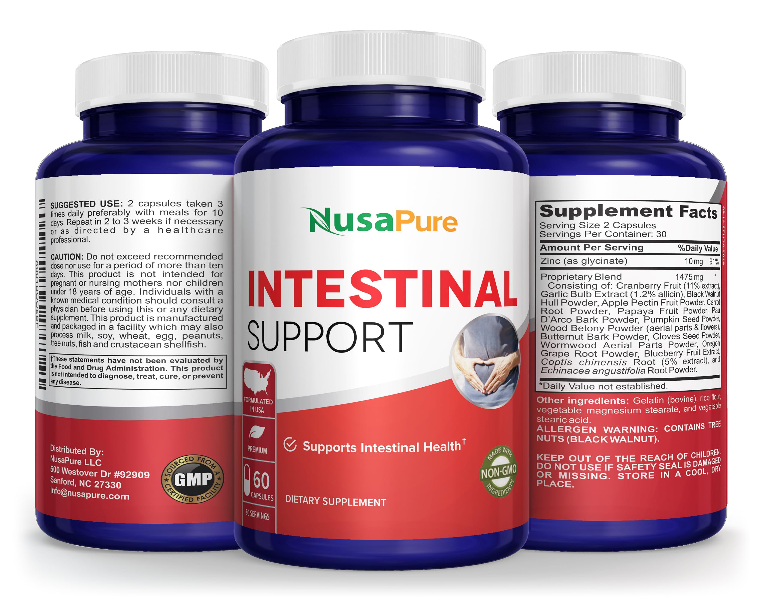 60 capsules for digestive wellness
