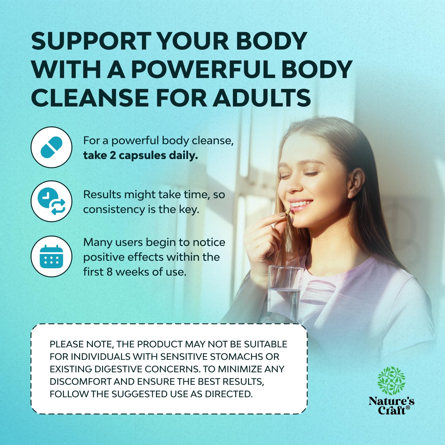 60 capsules for effective cleansing