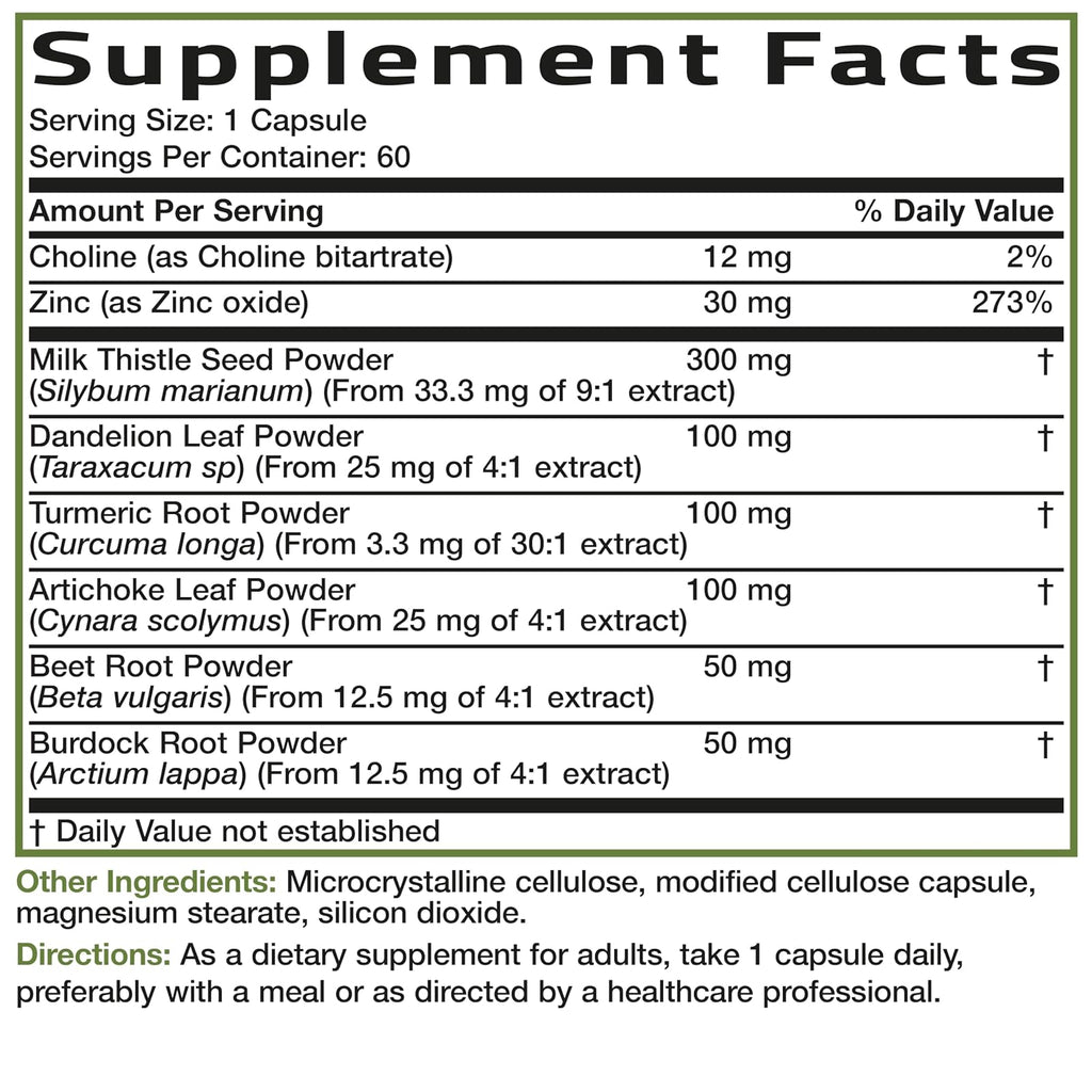 60 capsules for effective detox