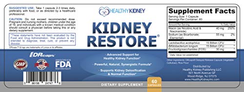60 capsules for effective kidney cleanse