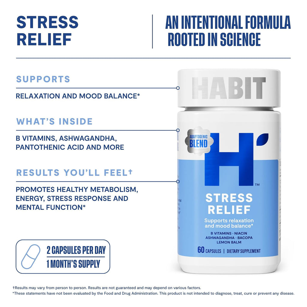 60 capsules for effective stress relief