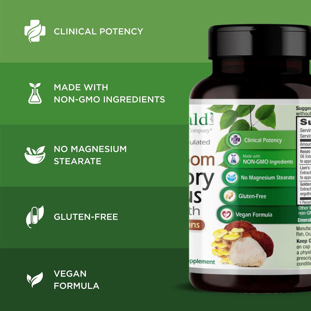 60 capsules for enhanced brain function