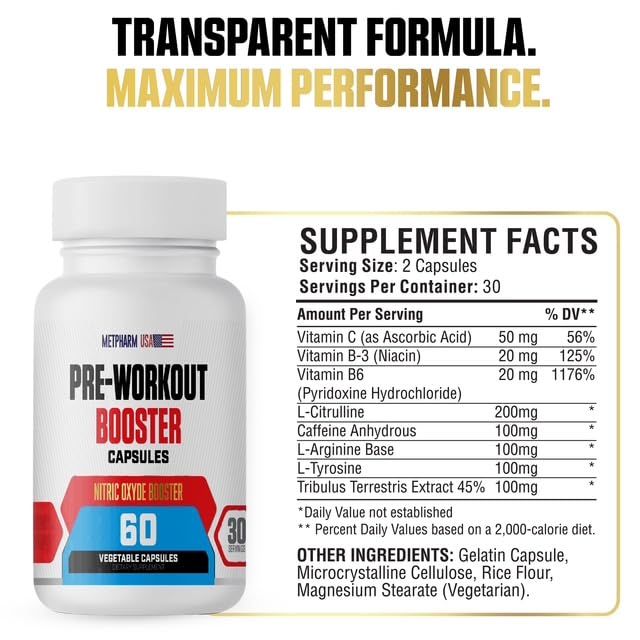 60 capsules for enhanced workout performance