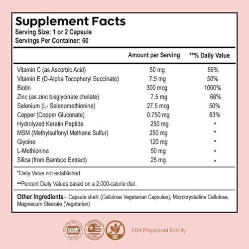 60 capsules for hair vitality