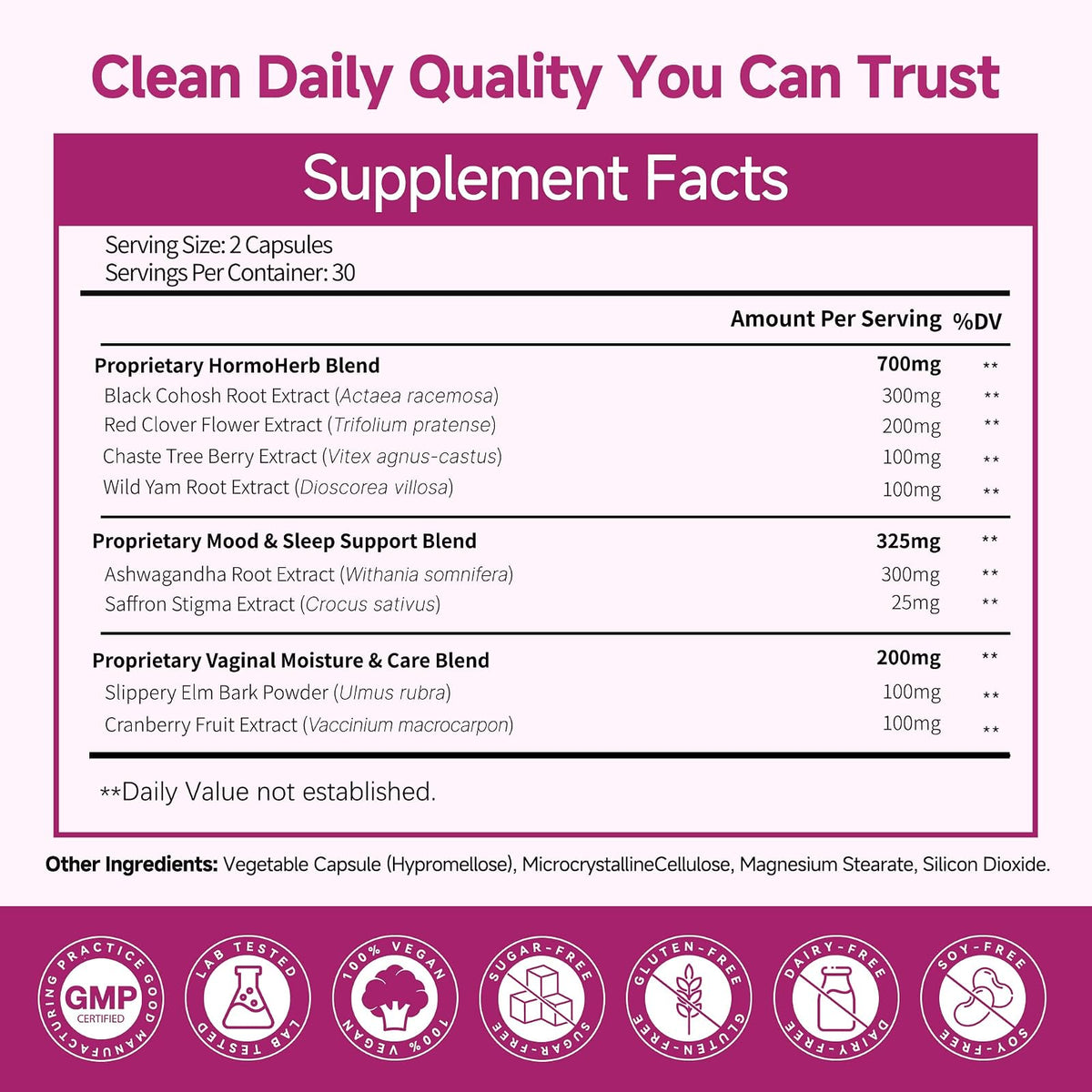 60 capsules for hormonal balance