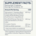 60 capsules for improved brain function