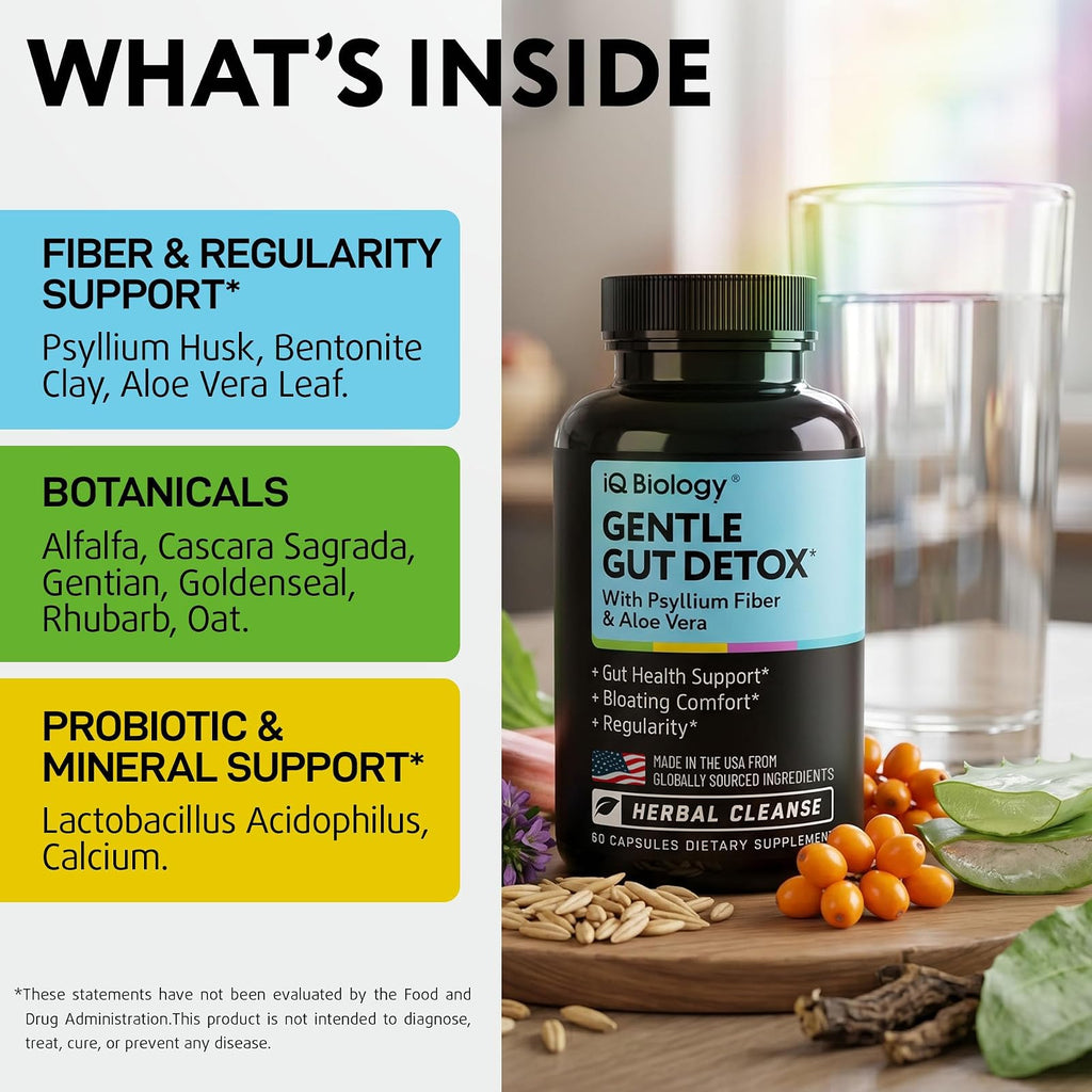 60 capsules for improved gut function