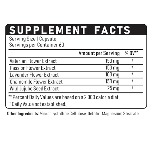 60 capsules for improved sleep