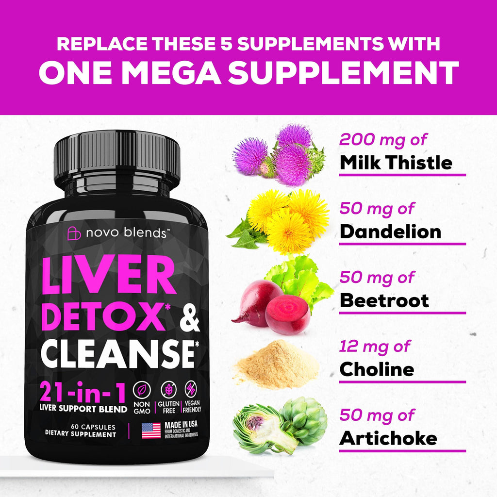 60 capsules for liver detox