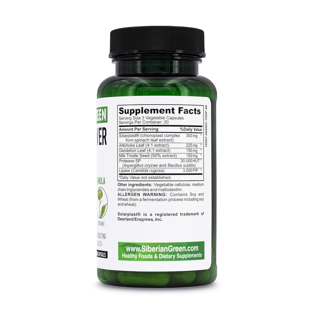 60 capsules for liver health