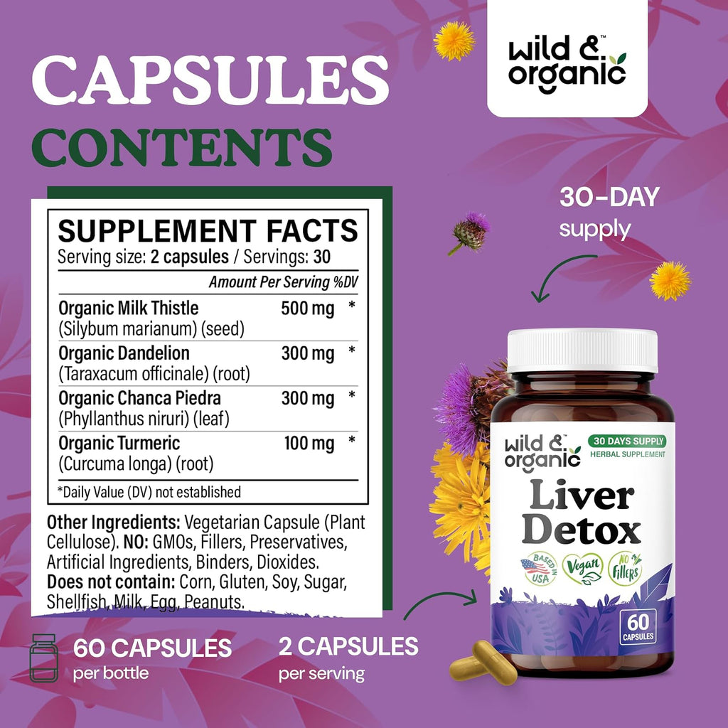 60 capsules for liver health
