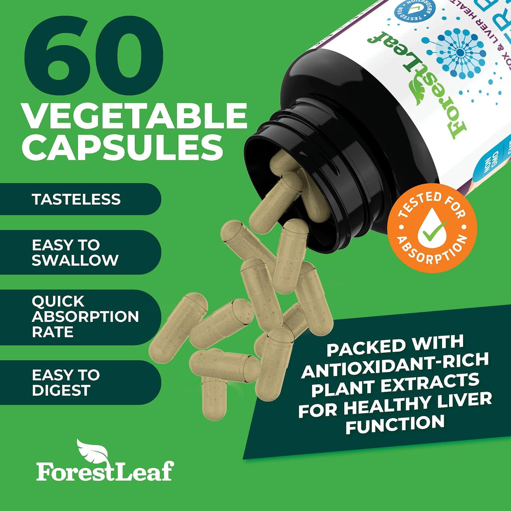 60 capsules for liver support