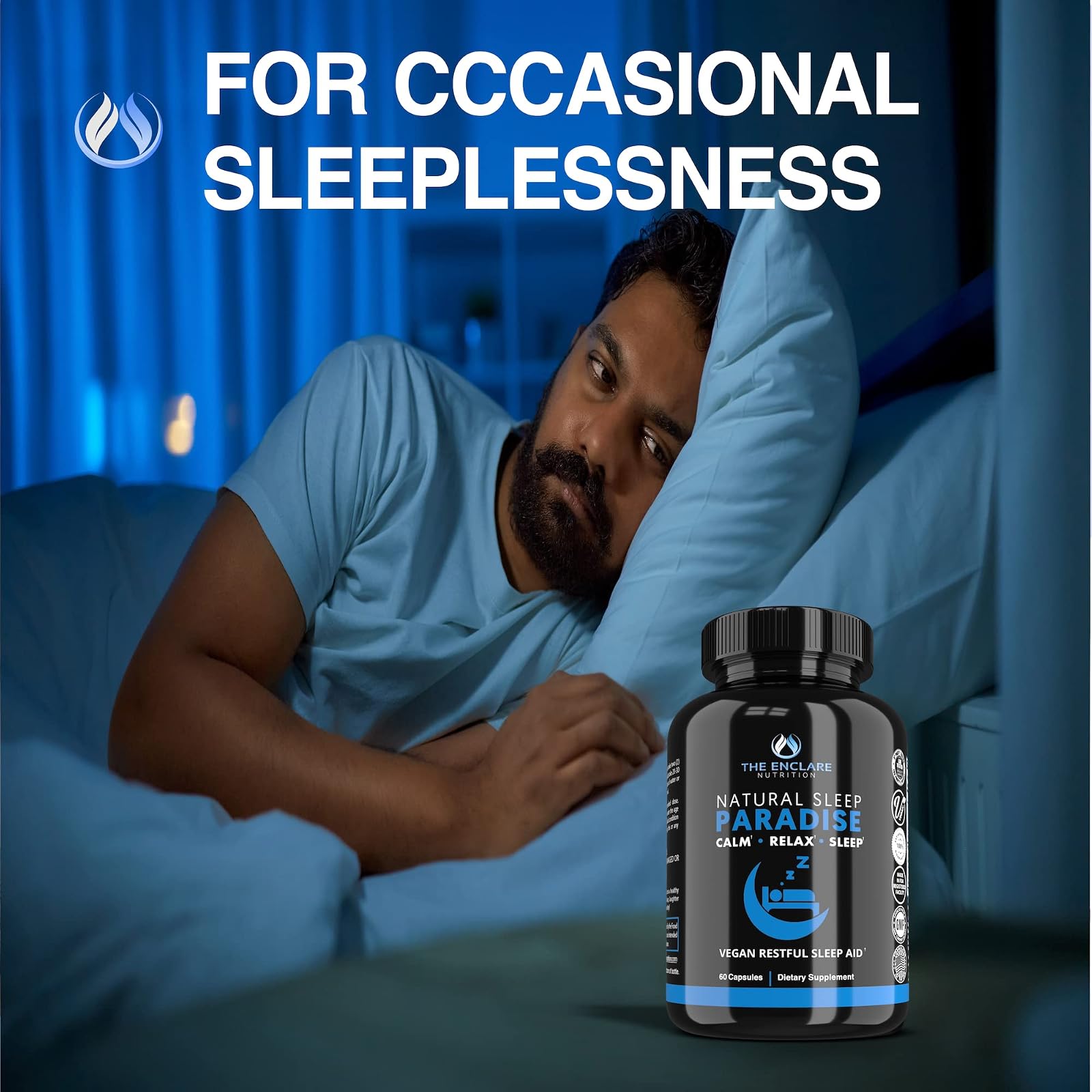 60 capsules for long-lasting sleep support