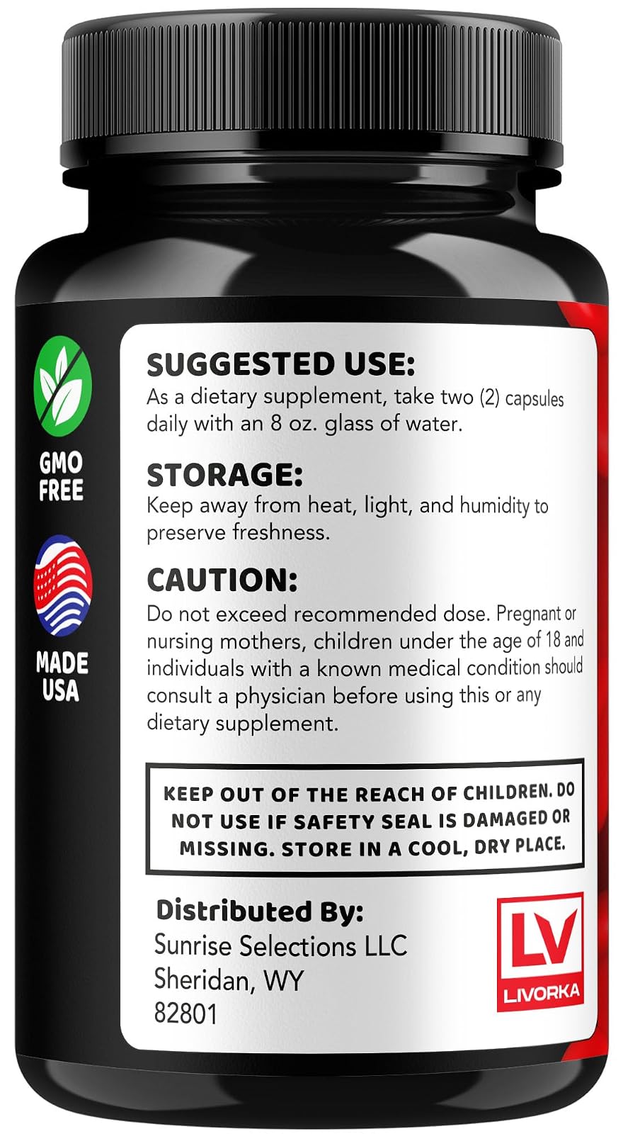 60 capsules for long-lasting supply
