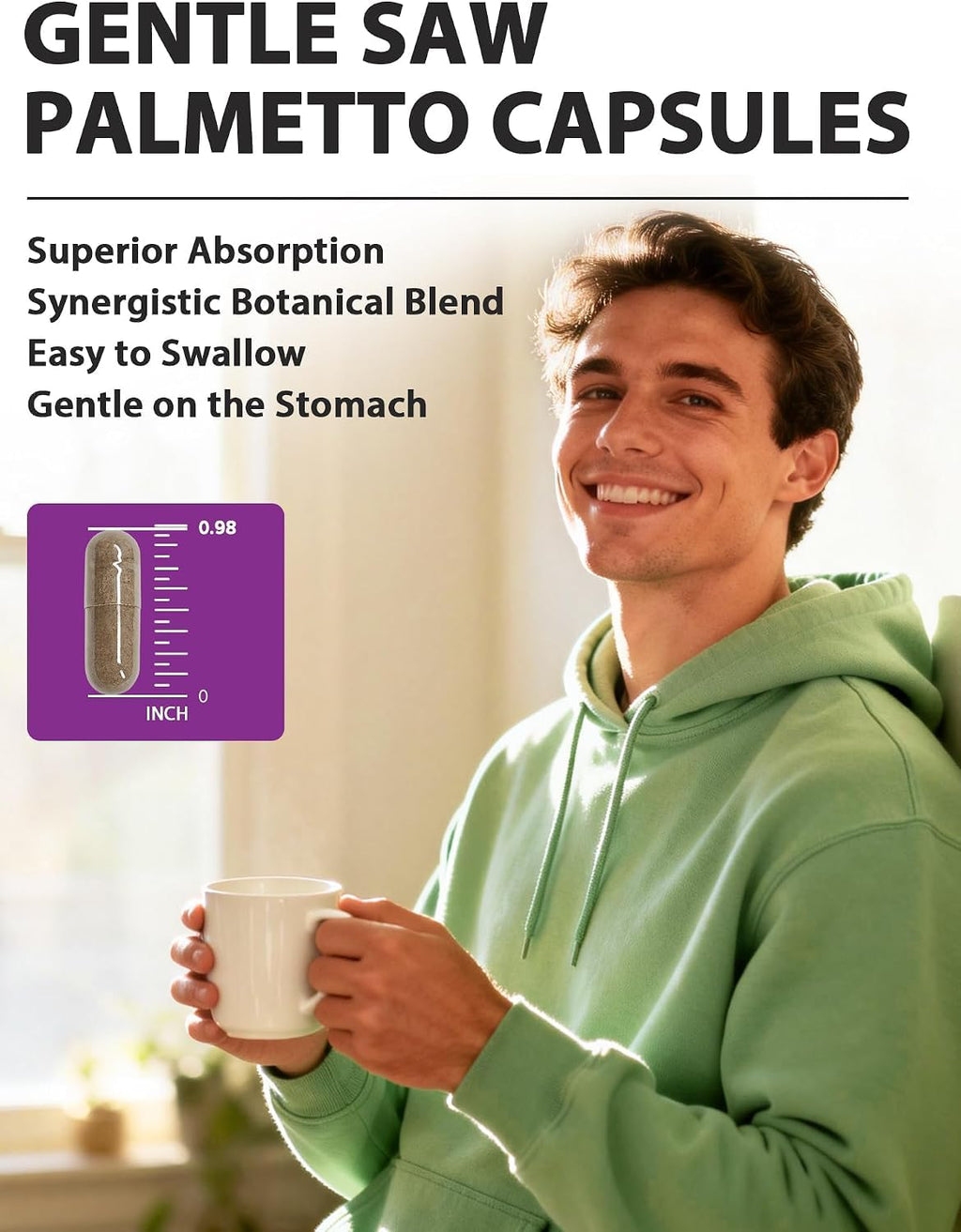 60 capsules for long-lasting supply