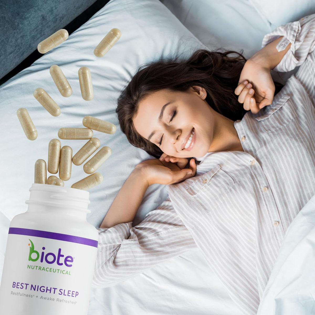 60 capsules for nightly sleep support