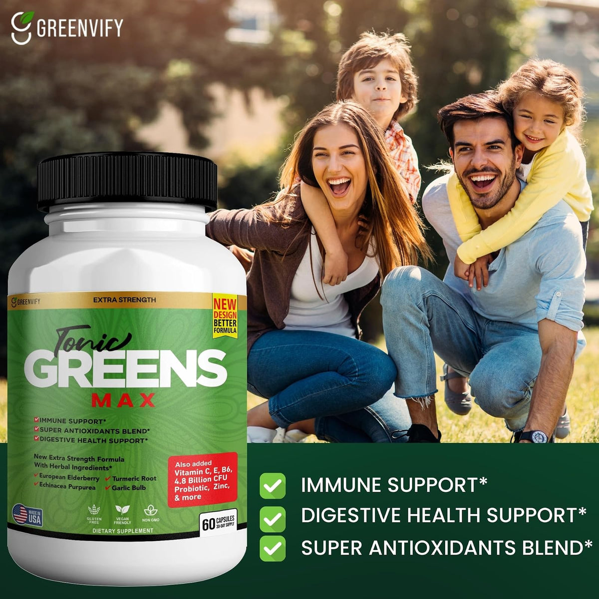 60 capsules for optimal immunity