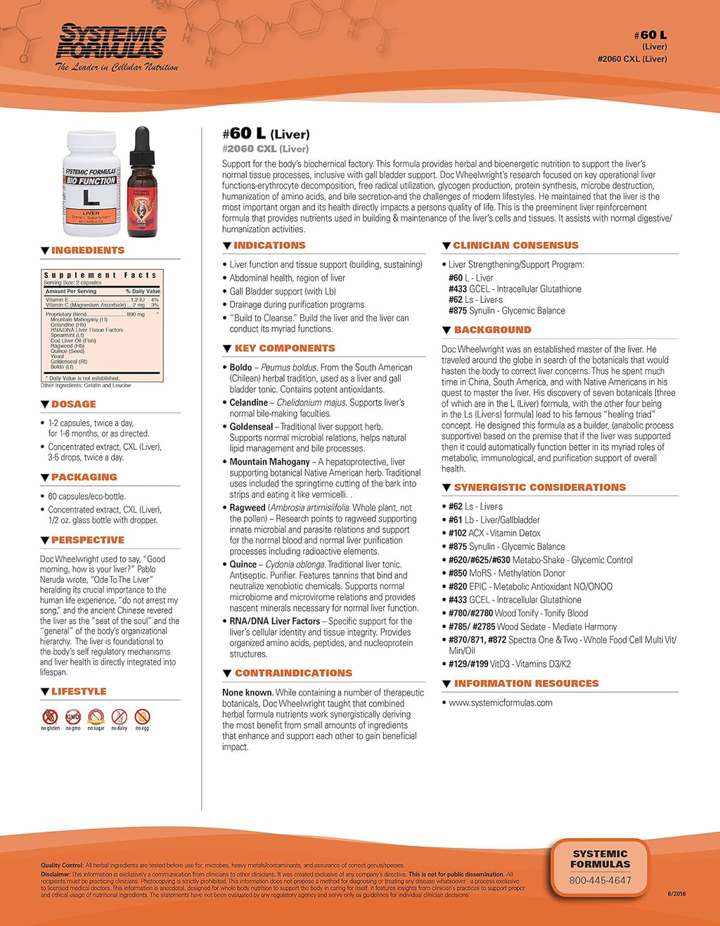 60 capsules for optimal liver function