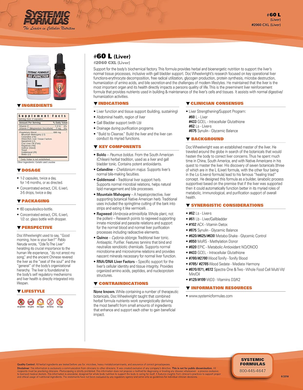 60 capsules for optimal liver function