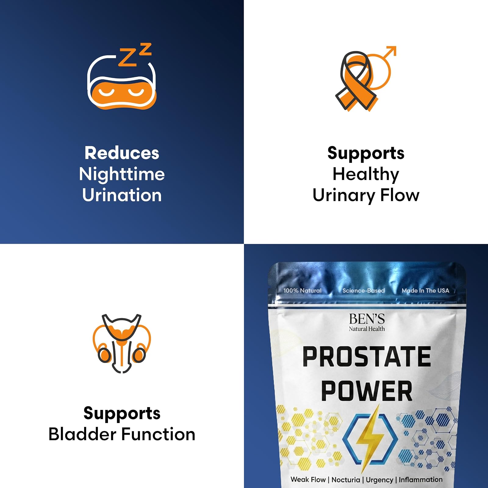 60 capsules for optimal prostate function