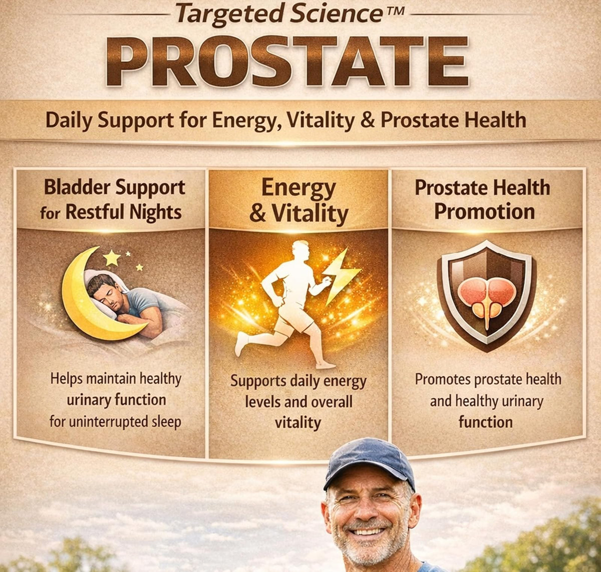 60 capsules for optimal prostate function