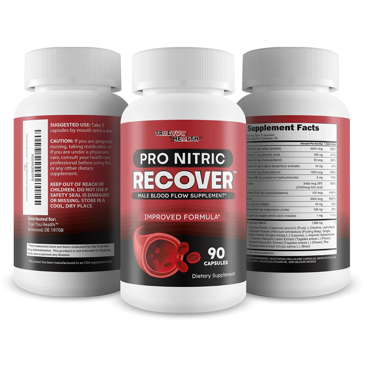 60 capsules for optimal recovery