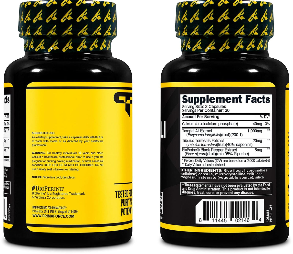 60 capsules for optimal testosterone health