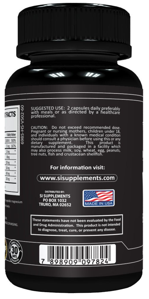 60 capsules for optimal vision health