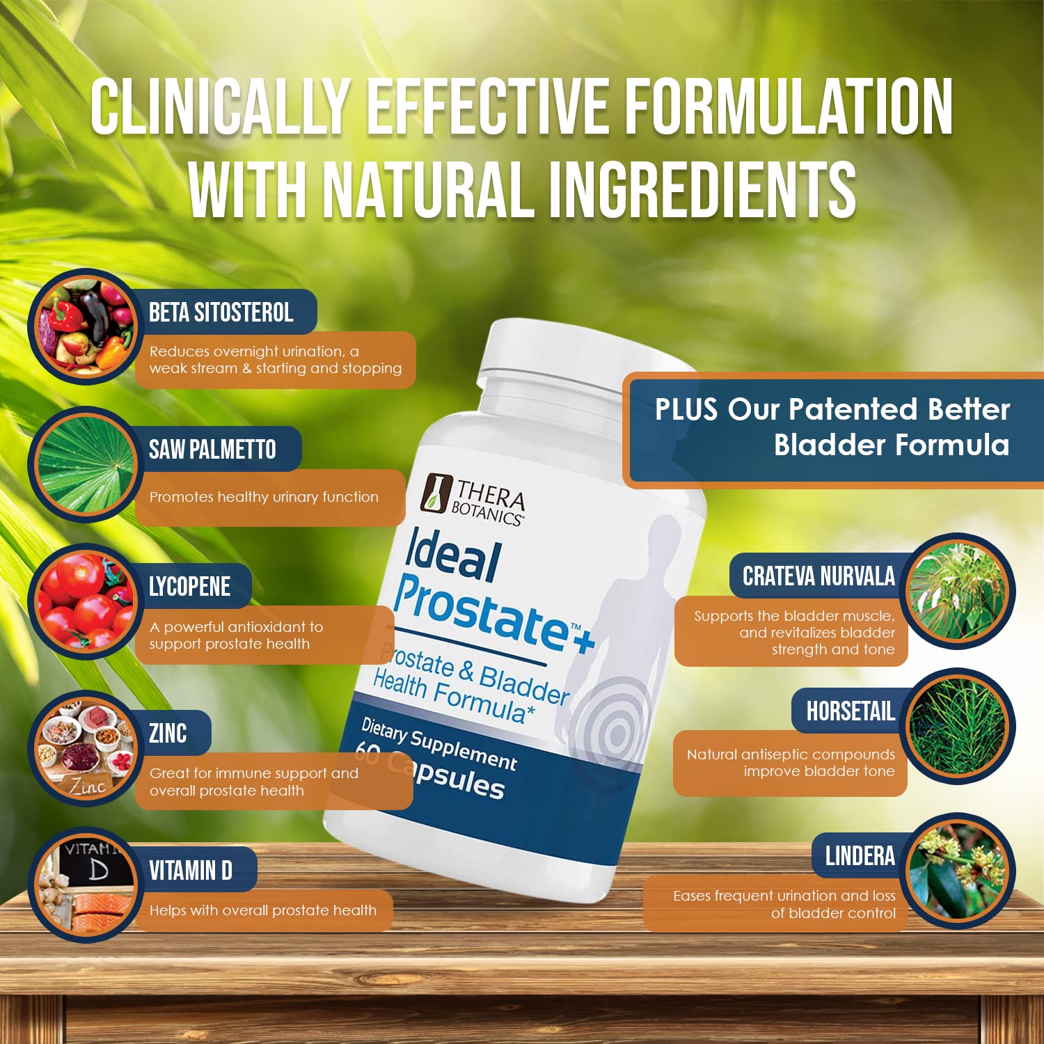 60 capsules for prostate care