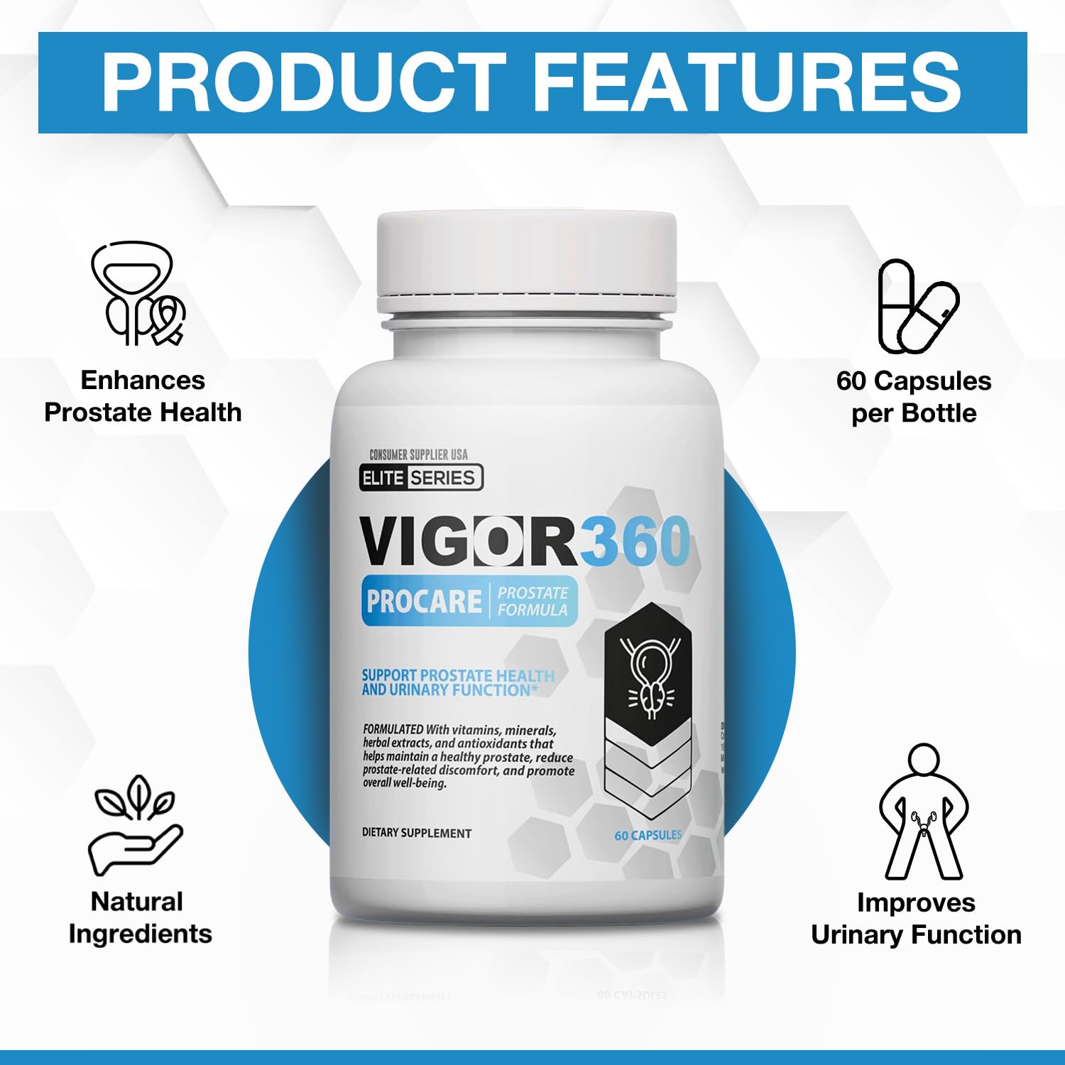 60 capsules for prostate wellness