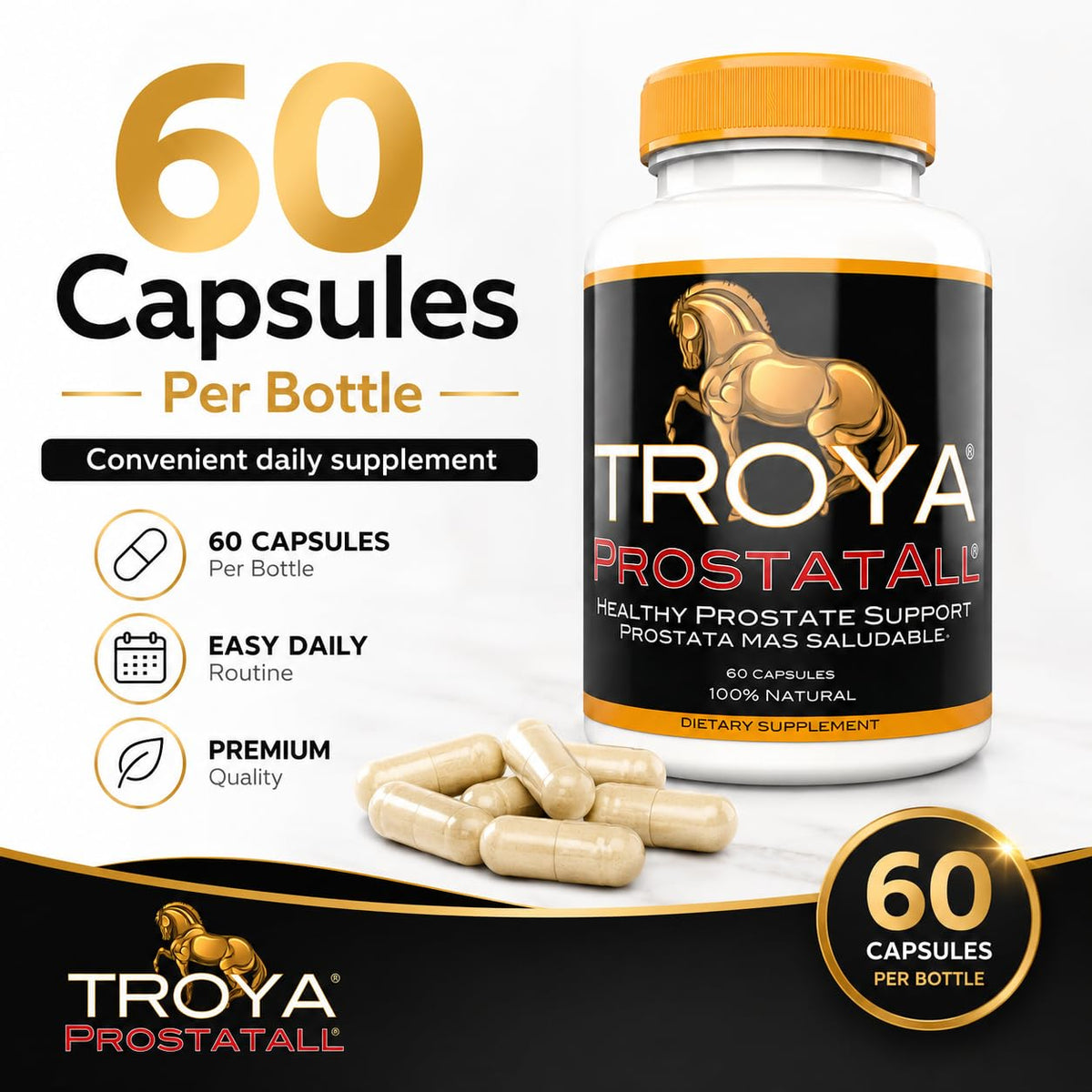 60 capsules for prostate wellness