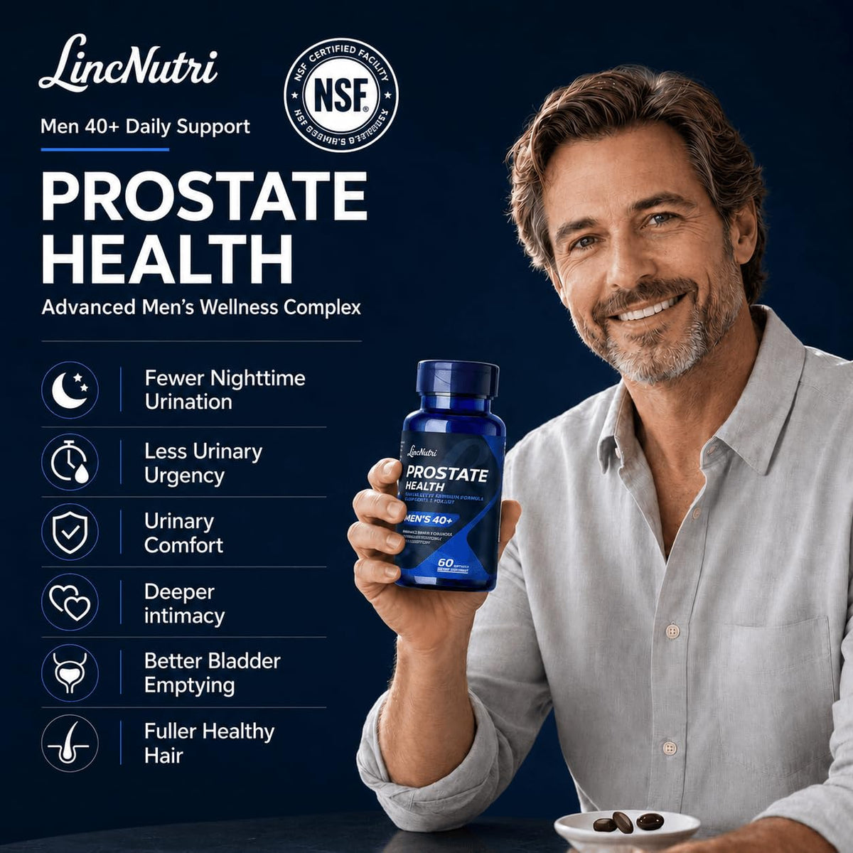 60 capsules for prostate wellness