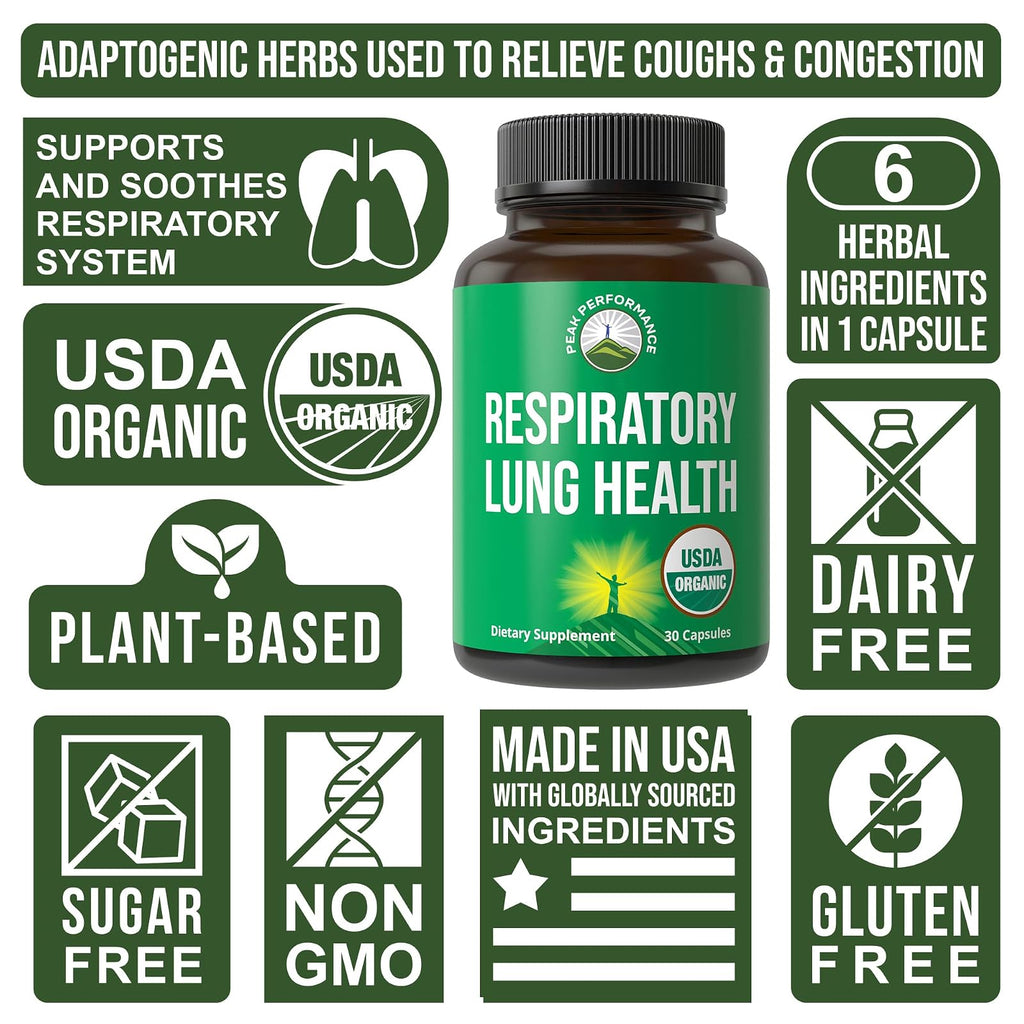 60 capsules for respiratory health