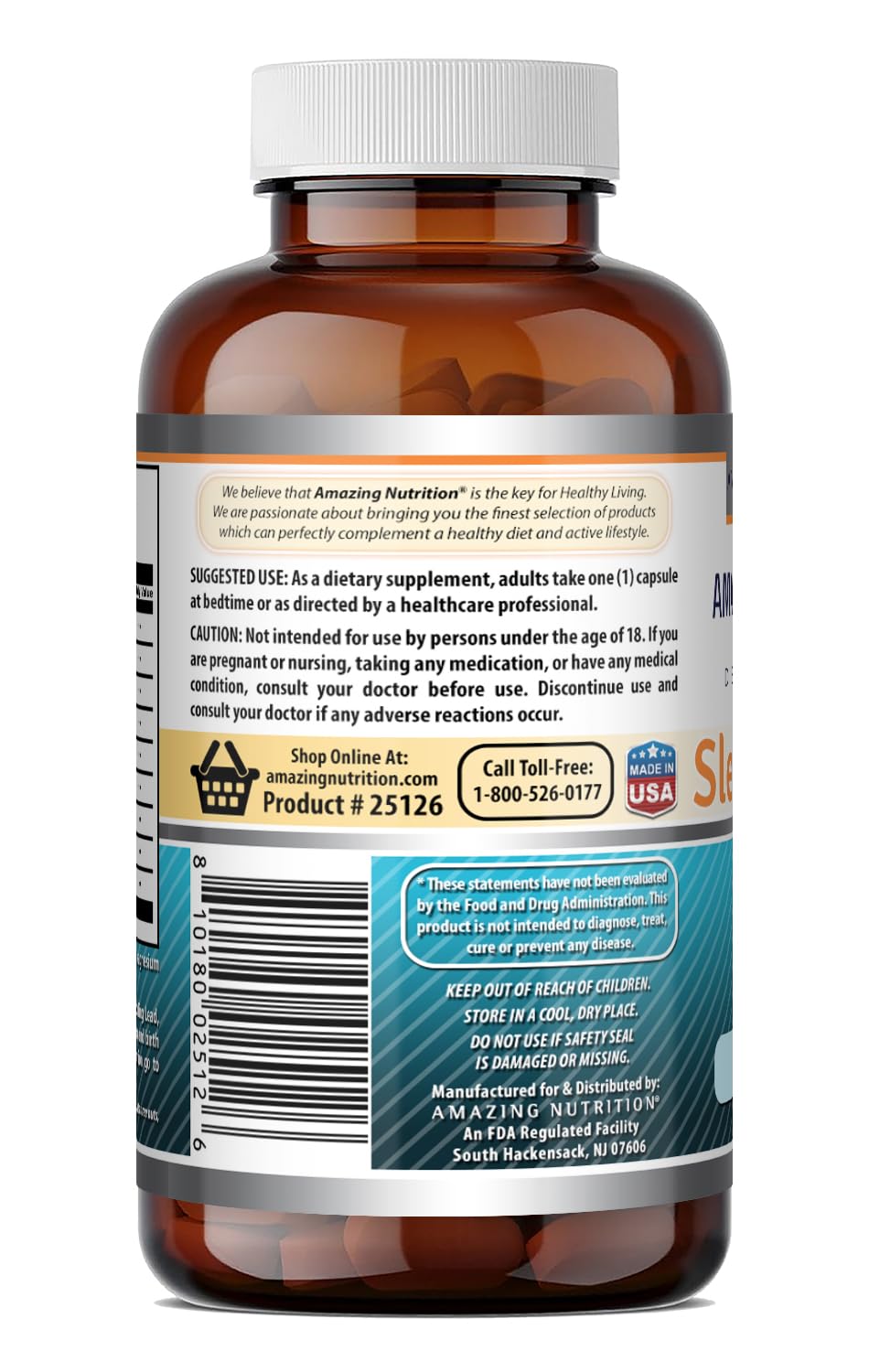60 capsules for sleep wellness
